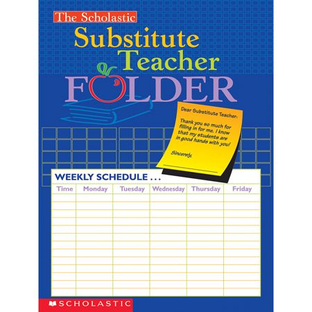 Scholastic Substitute Teacher Folder by Office Depot & OfficeMax