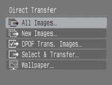 Downloading images with direct transfer PowerShot G9.