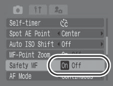 Procedure for using Focus Lock, AF Lock and Manual Focus for the ...