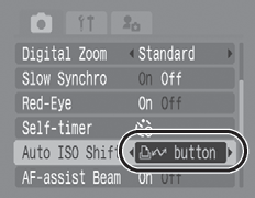 Setting Auto ISO Shift / Changing the ISO speed with one touch using ...