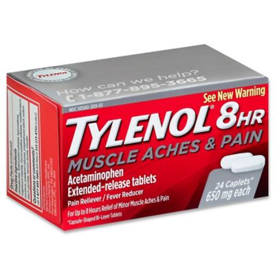 Tylenol® 8HR 24-Count Muscle Aches & Pain Extended-Release Tablets ...