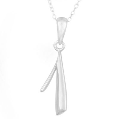 Buy Sterling Silver Number "1" Pendant with 15-Inch Chain from Bed Bath ...