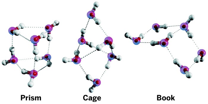 Winning-Water-Cluster-Structure
