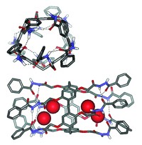 Water flies through fluorine-lined channels