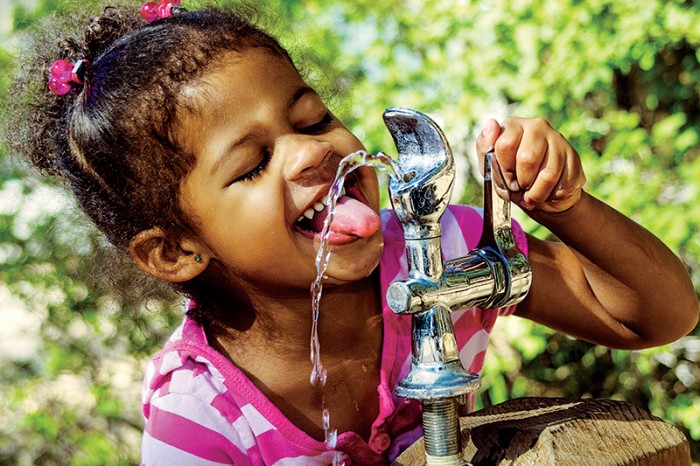 Strontium-Water-Regulated