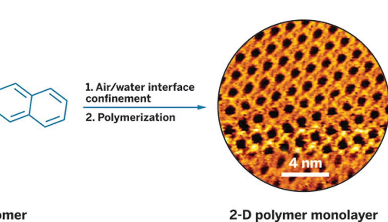 2-D Polymers Step Up In Size