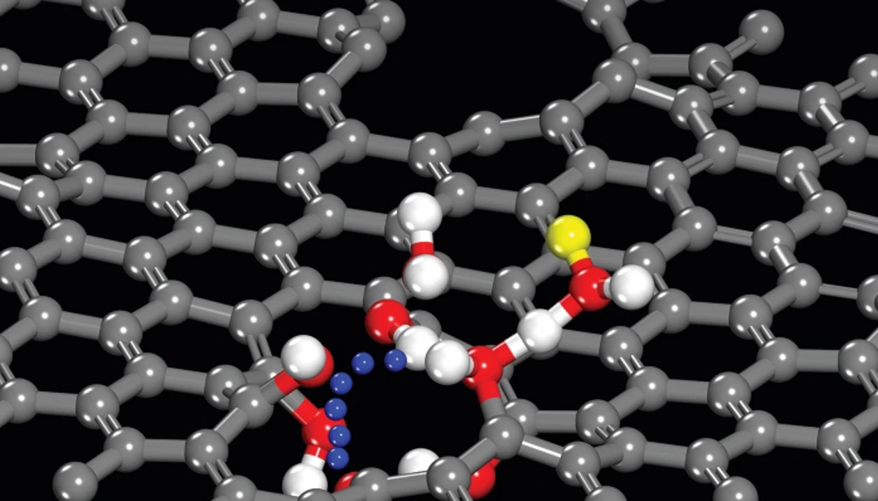 Graphene Defects Help Transfer Protons