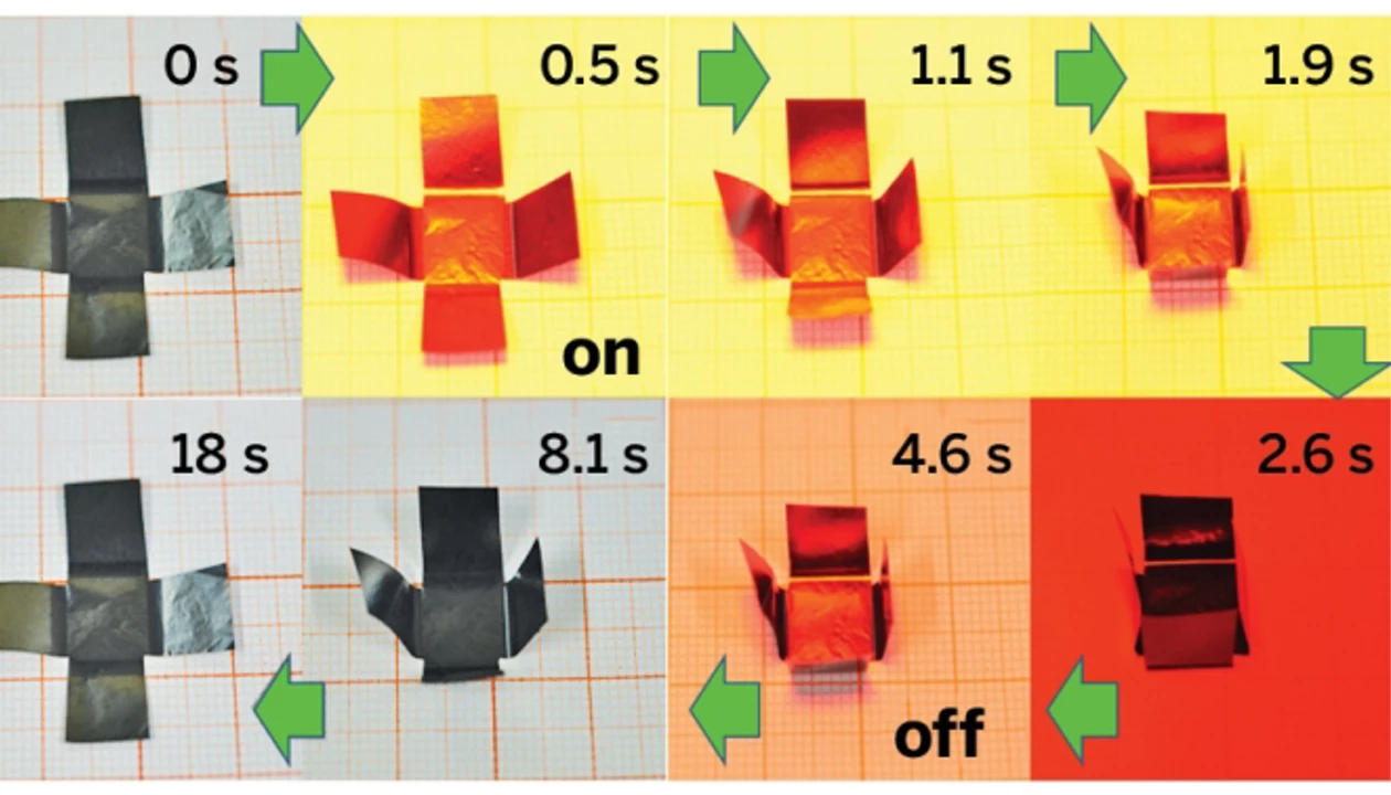 Self-Folding Graphene Machines