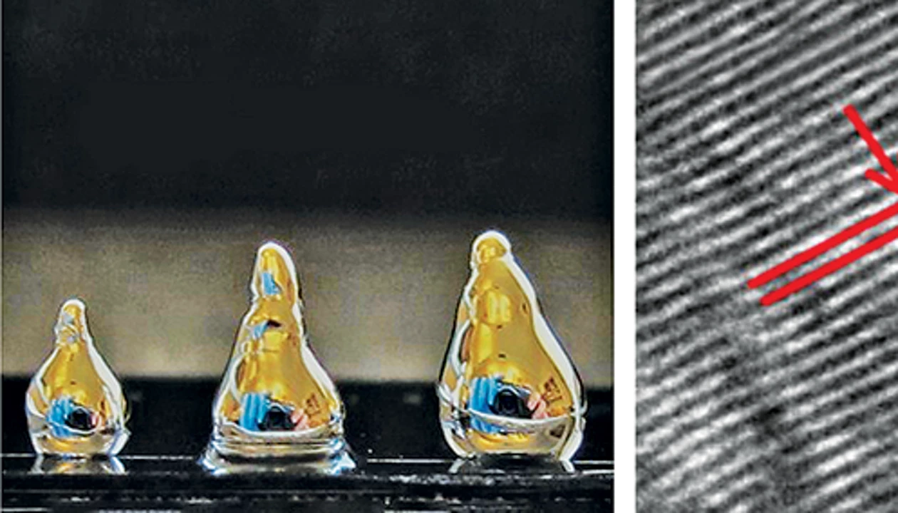 Liquid metals yield large 2-D semiconductor films