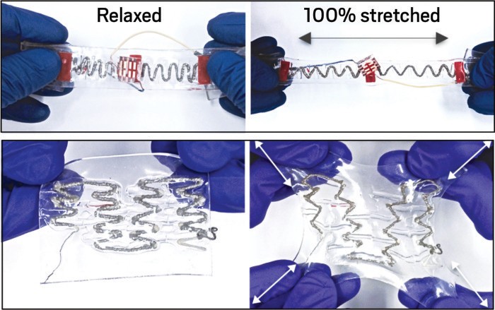 Batteries-helical-serpentine-shapes-stand