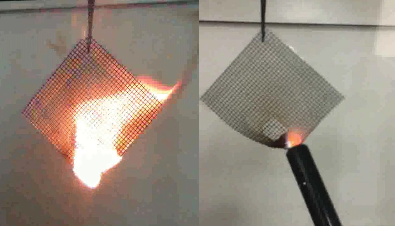 Multifunctional nanofibers filter dust and fight fire