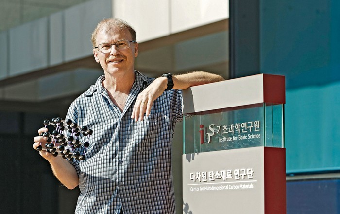 Carbon chemist Rodney Ruoff looks toward making new materials out of carbon