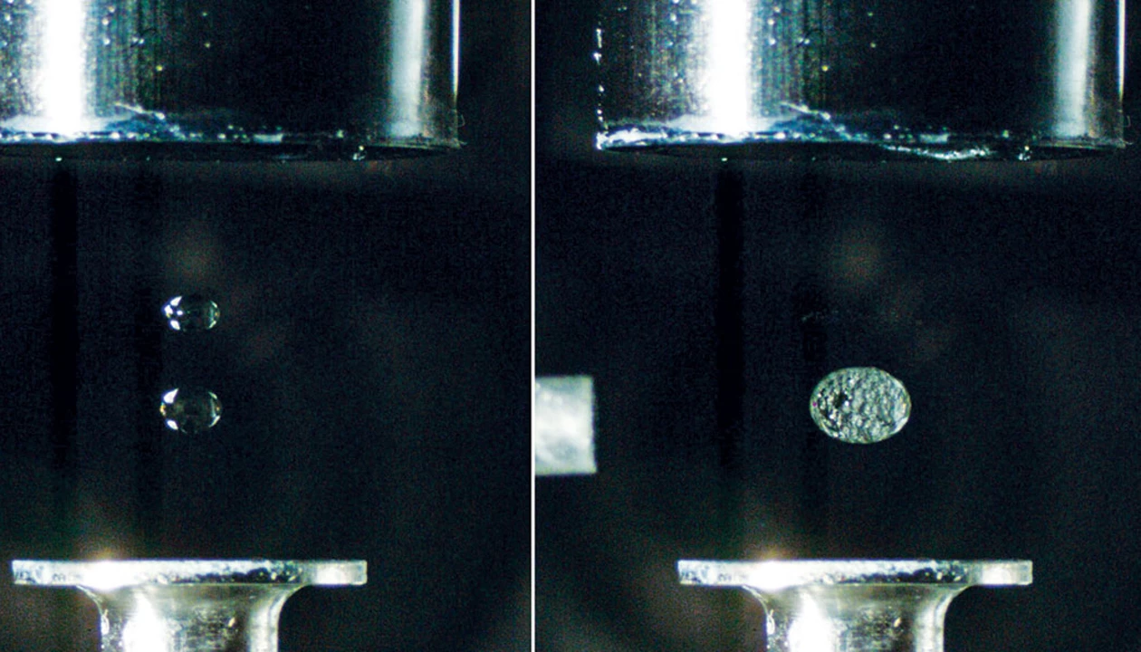 Sound waves levitate chemistry