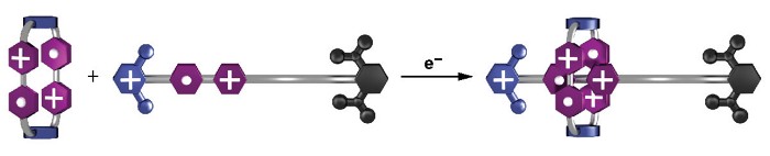 Electrons catalyze molecular assembly