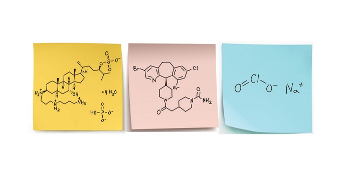 3 drug molecules’ winding path out of the lab