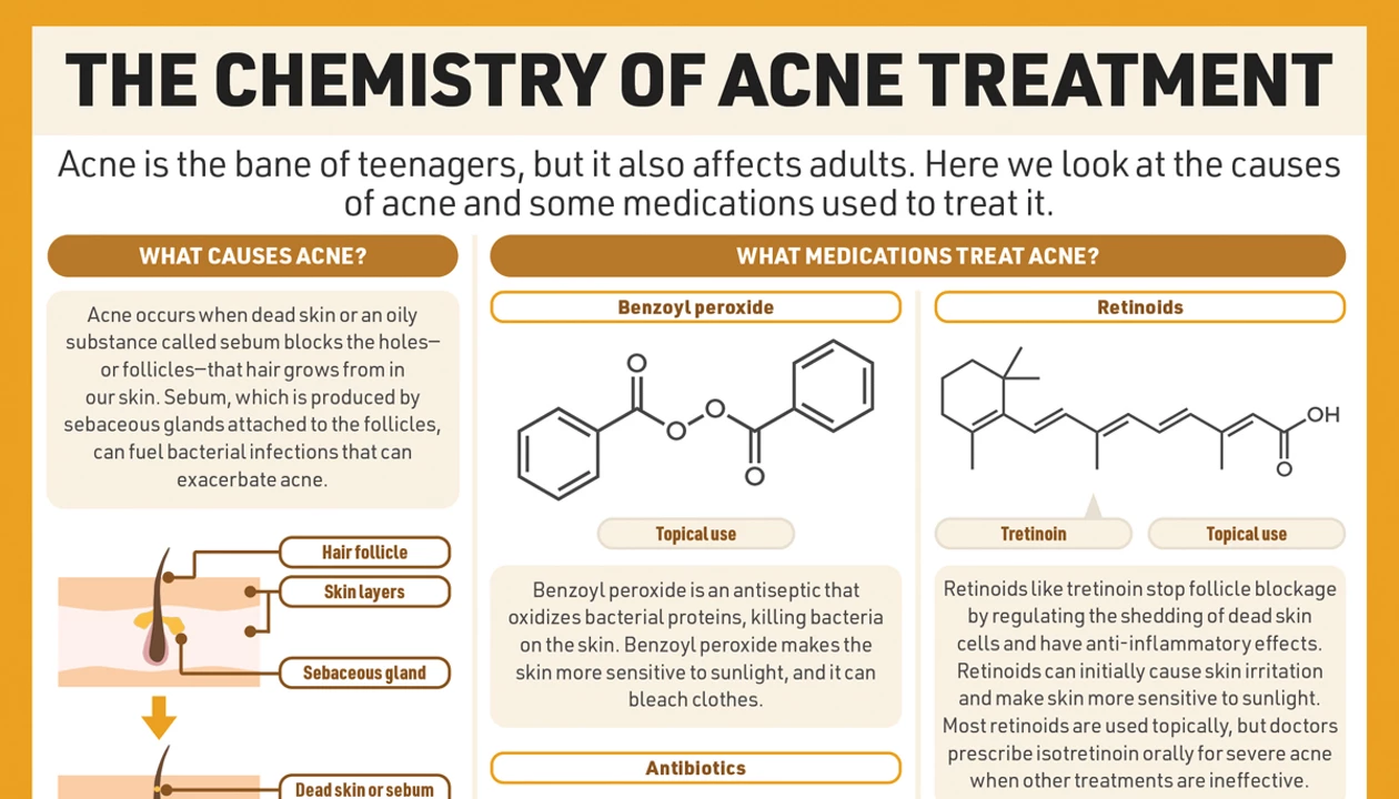 Periodic Graphics: The chemistry of acne treatment