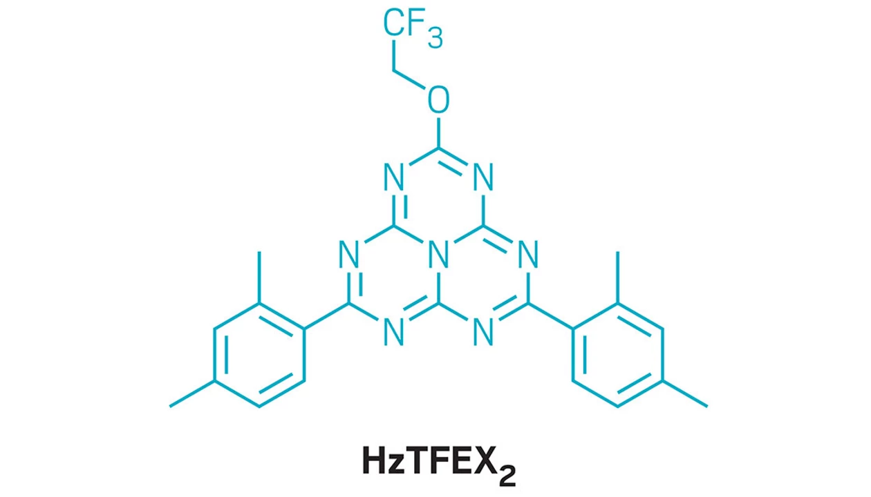 This organic molecule shines bright by breaking the rules