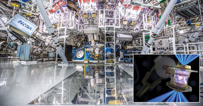 Energy output from nuclear fusion reaction exceeds input