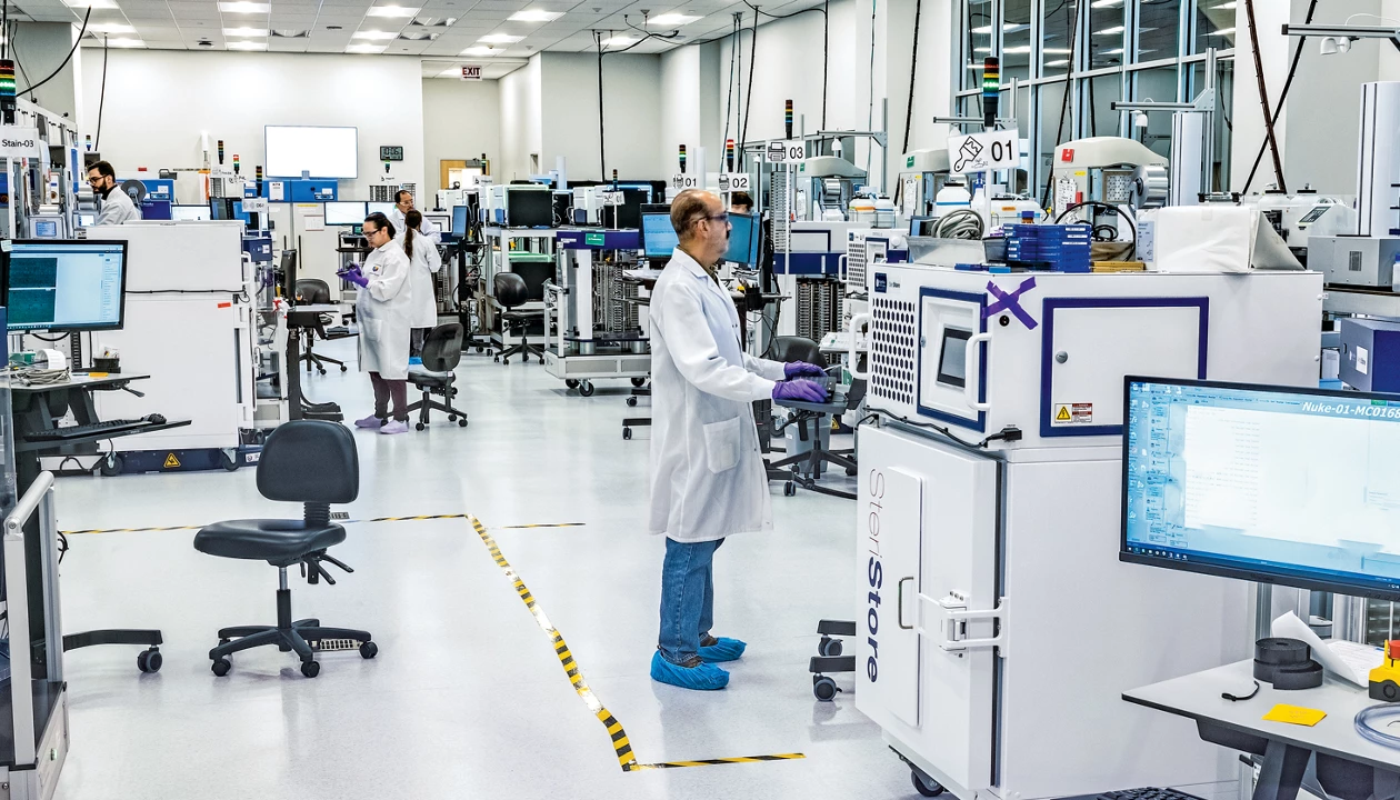 Accessing artificial intelligence in pharmaceutical laboratories