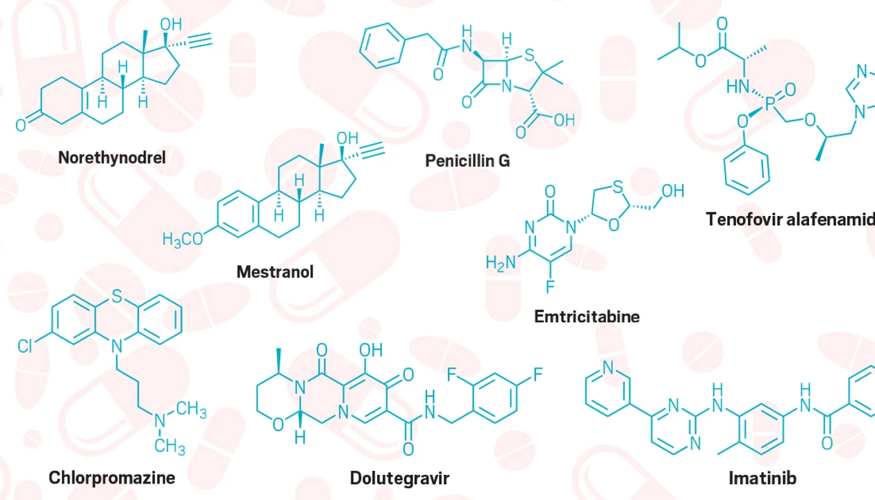 A century of medicinal molecules
