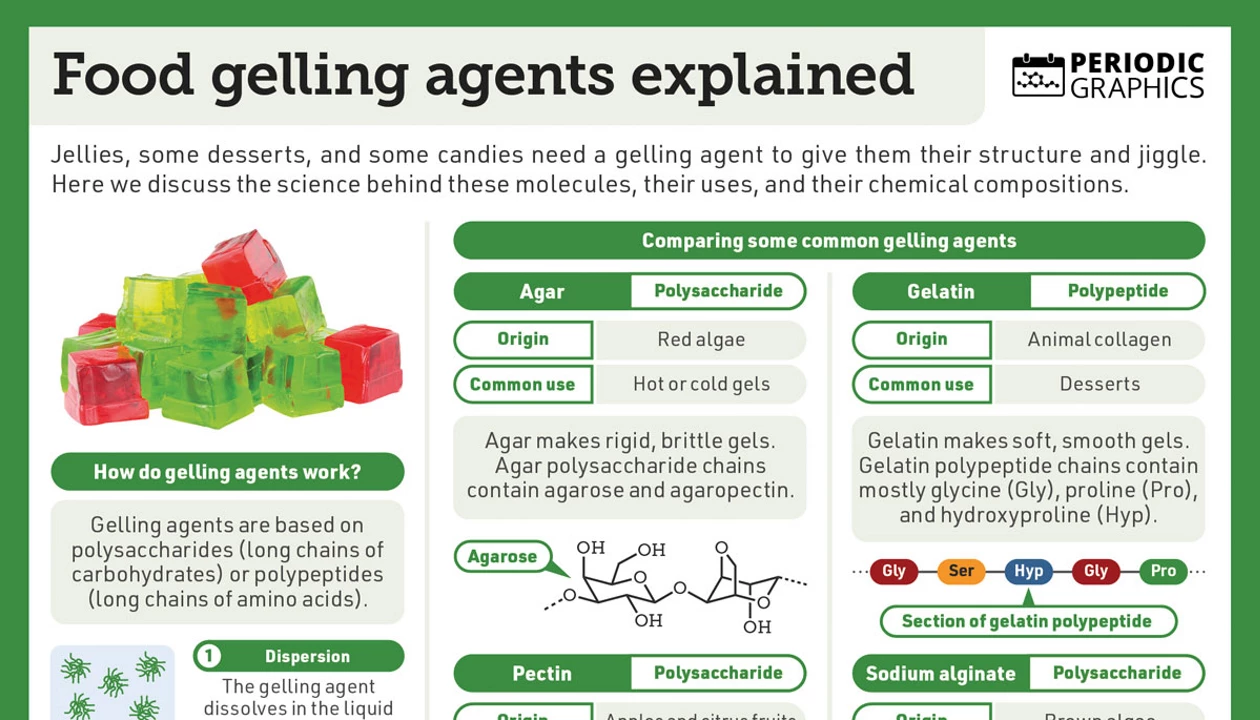 Periodic Graphics: Food gelling agents explained
