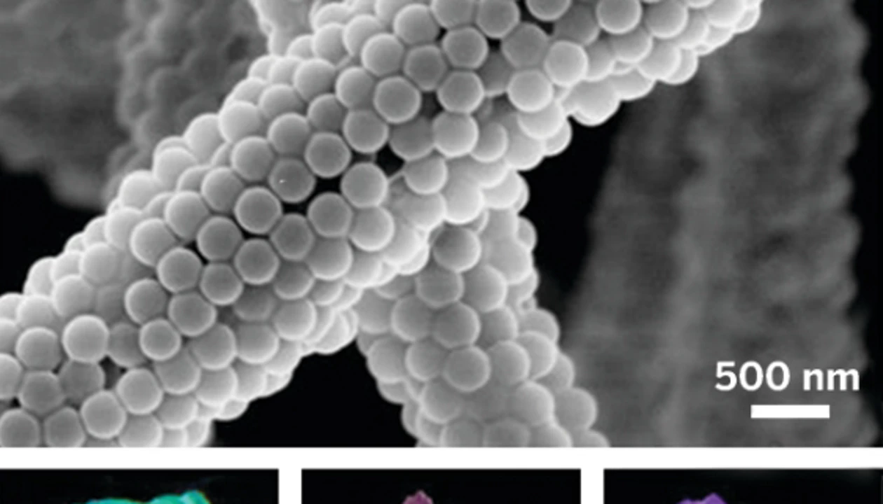 Structural Color From Nanoparticles Makes Bright Fibers