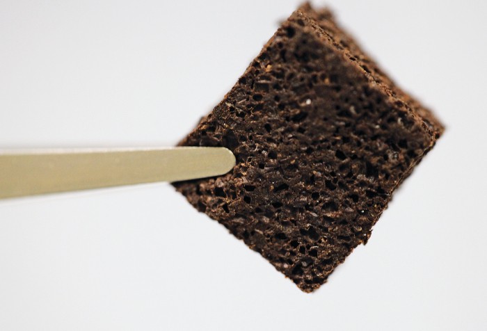 Sponge-made-coffee-grounds-scrubs