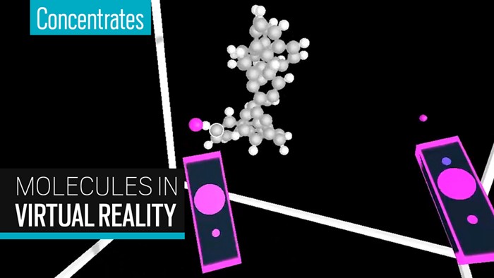 Virtual-reality molecules bend, flex, and wiggle﻿
