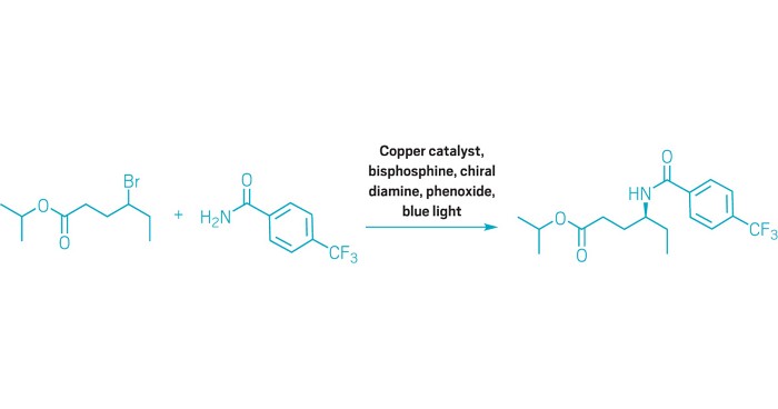 Copper catalysts team up for chiral amide synthesis
