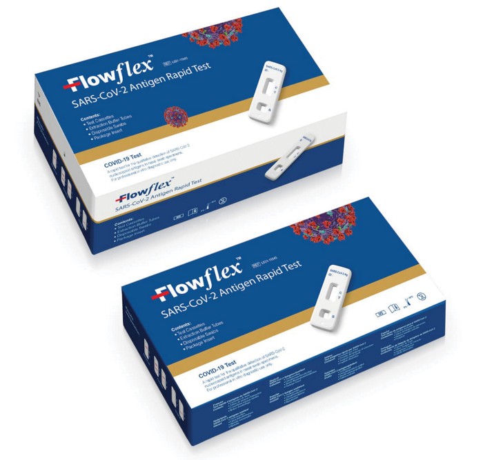 Flow Flex SARS-Cov-2 Antigen Rapid Individual Test, 40% OFF