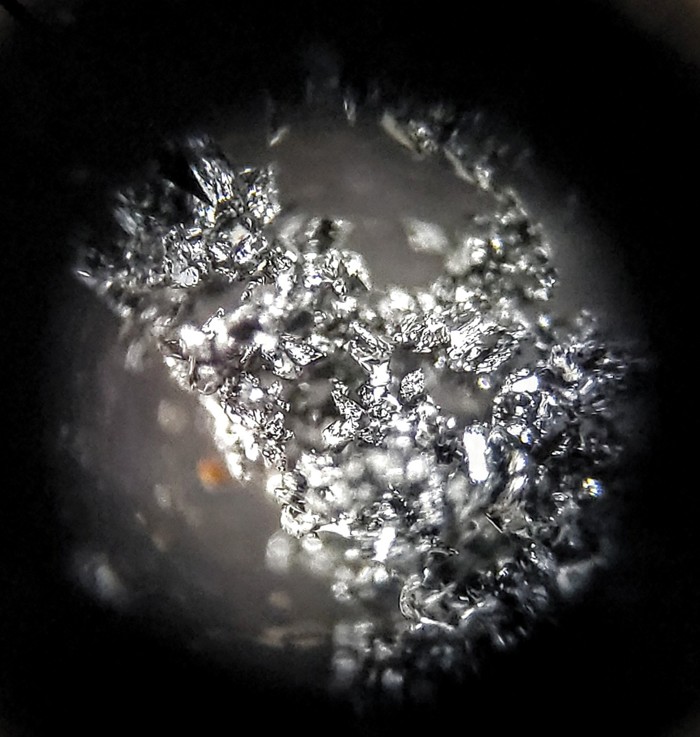 Iodine Crystals In Water