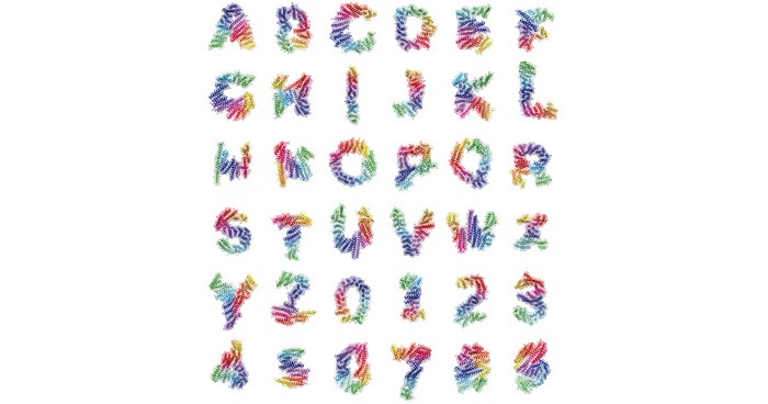 Chemistry in Pictures: Alpha-helical alphabet