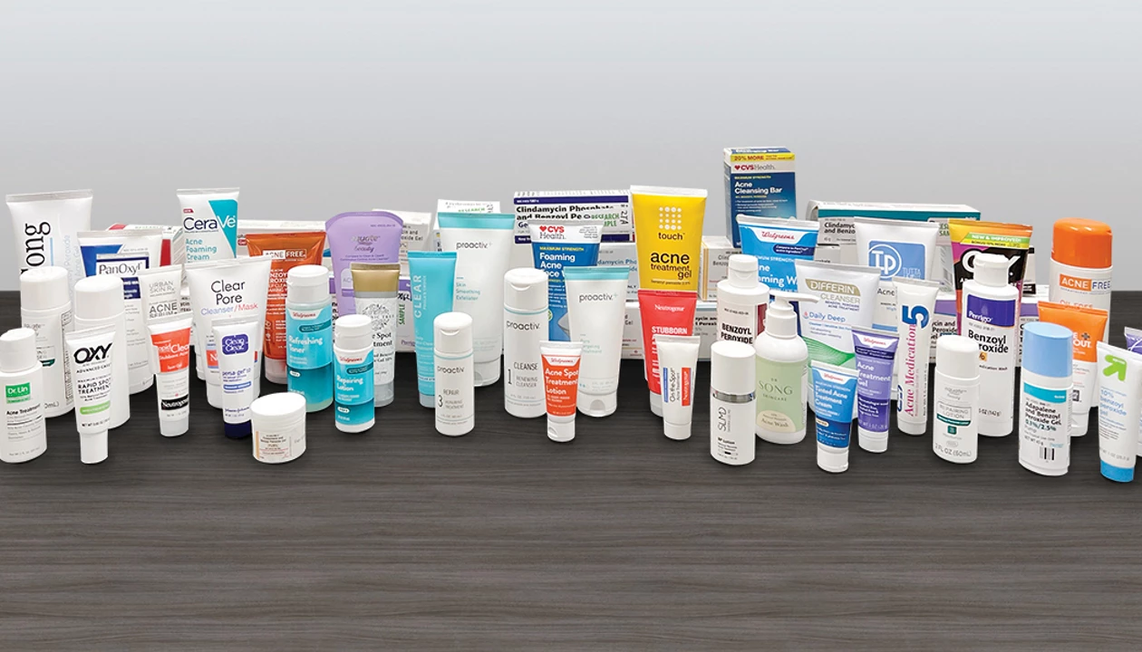 Unwanted reaction causes benzene to form in acne medication, lab finds