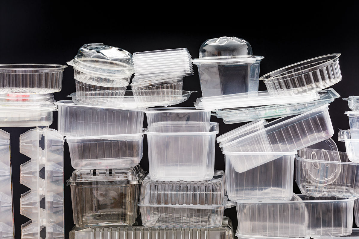 Plastic food wrappers store