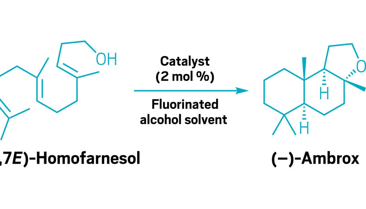 Chemists make the popular fragrance compound ambrox via asymmetric ...