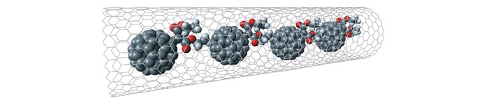 FUNCTIONALIZED-C60-PEAS-POD