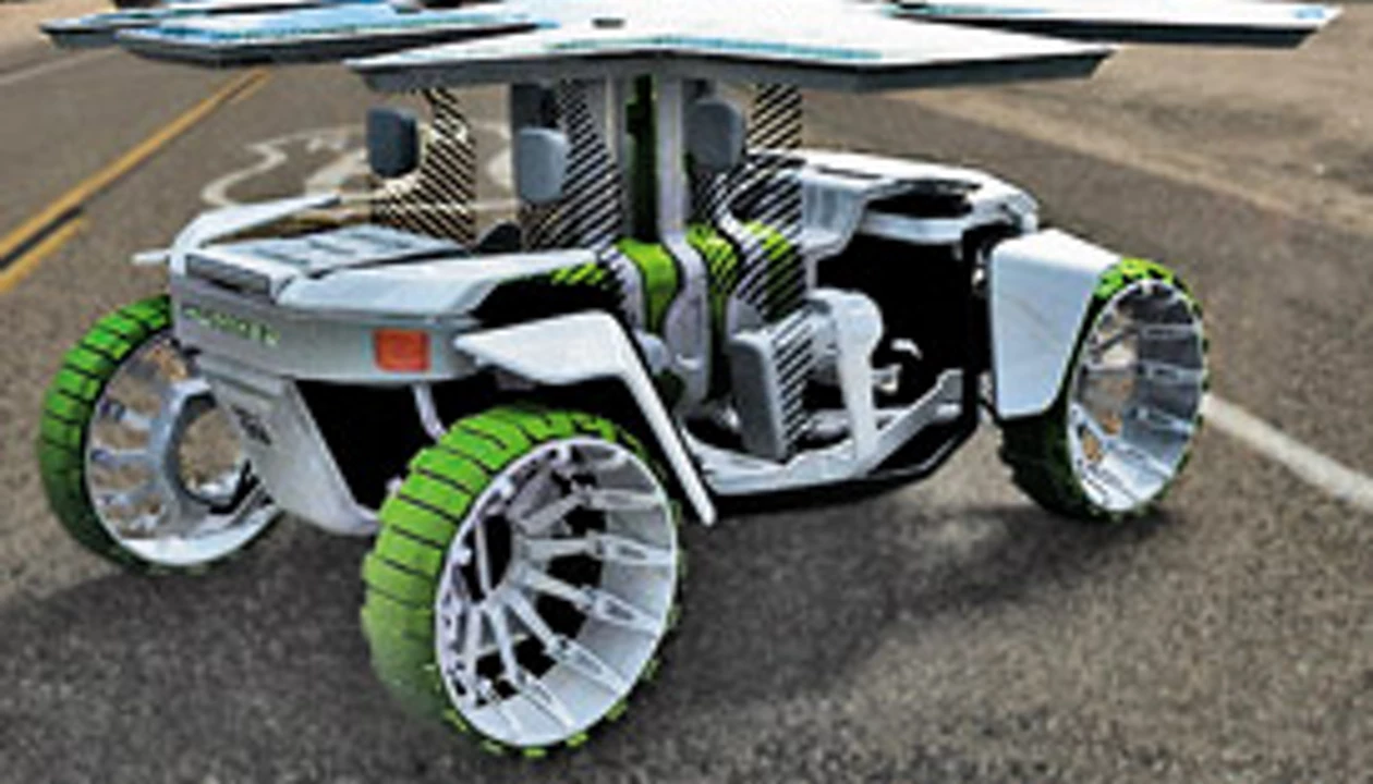 Green Car, See-Through Wheels, Congressional Chemist