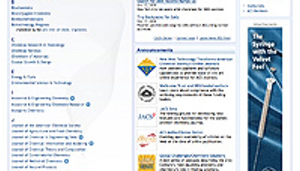 ACS Launches New Journals Website