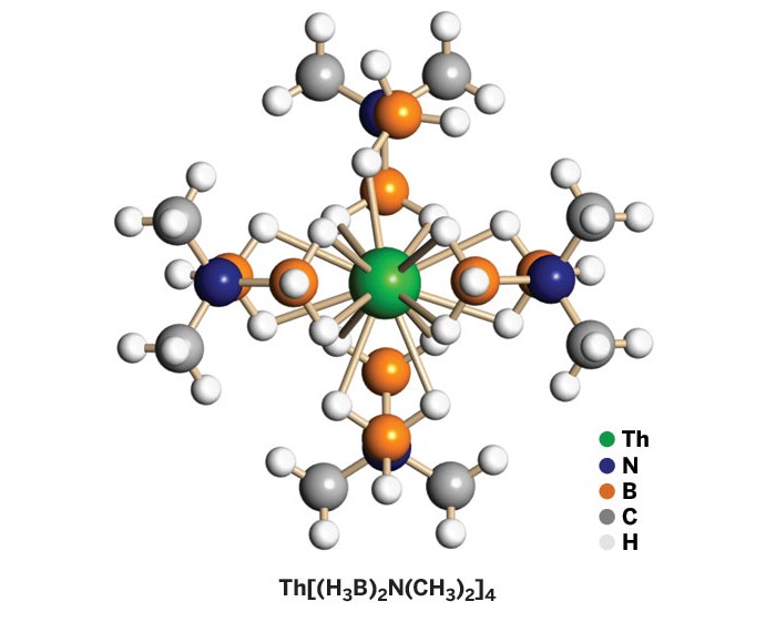 Chemistry Thorium Structure Chemical Structure And Bonding In A