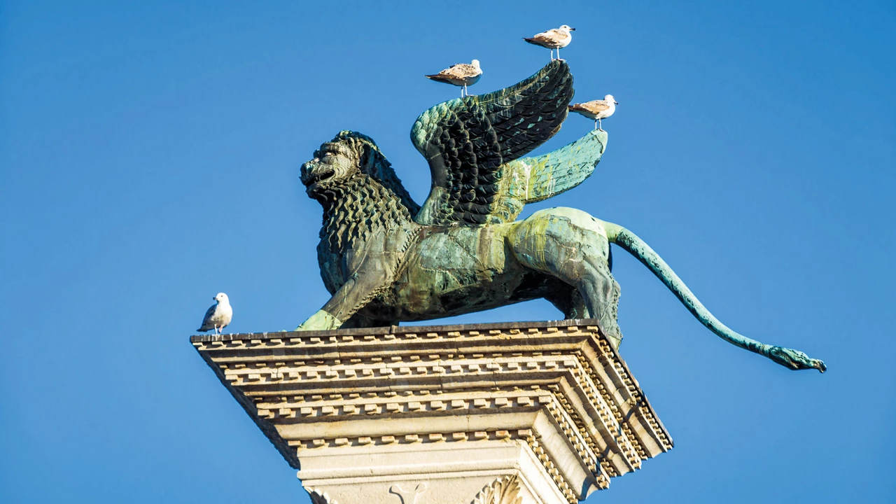 Iconic winged lion of Venice, Italy, was likely made in China