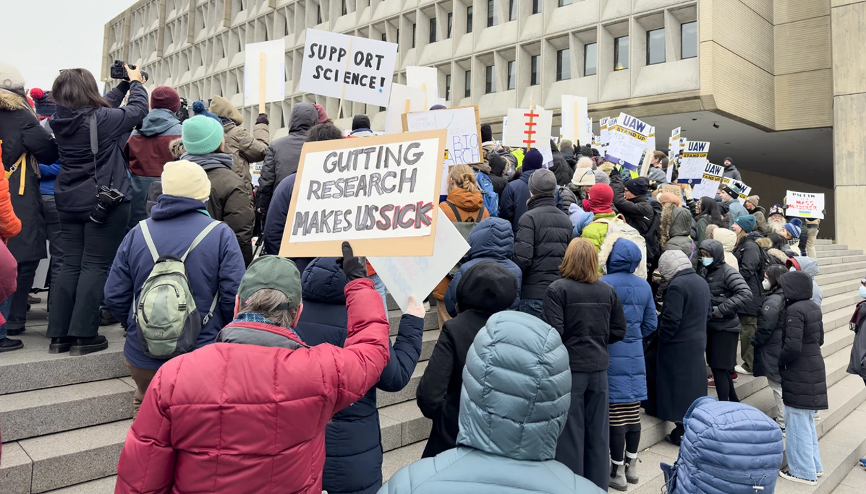 Scientists protest NIH cuts that senator says ‘will kill more Americans’