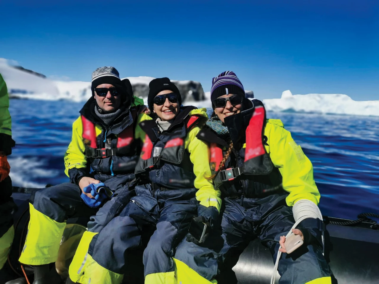 To measure Antarctic pollutants, this researcher took a cruise