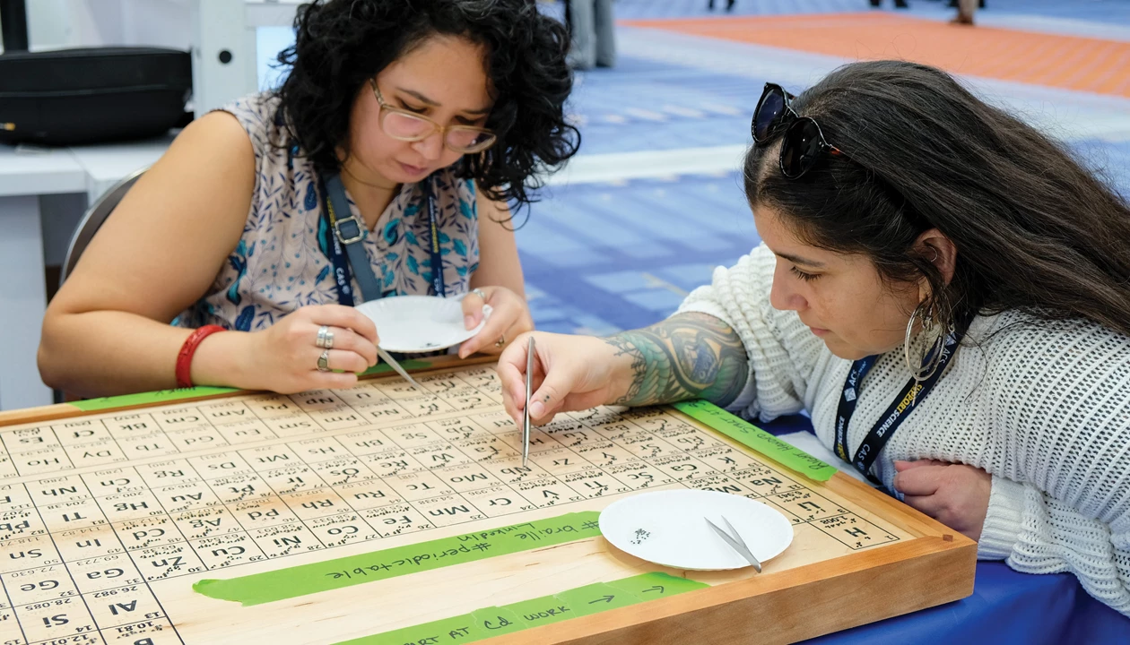 The ACS committee crafting tactile periodic tables for every US state