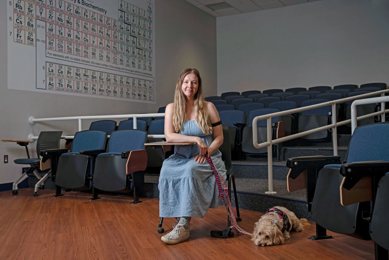 Eden Tanner coats nanoparticles in liquid salts for targeted drug delivery