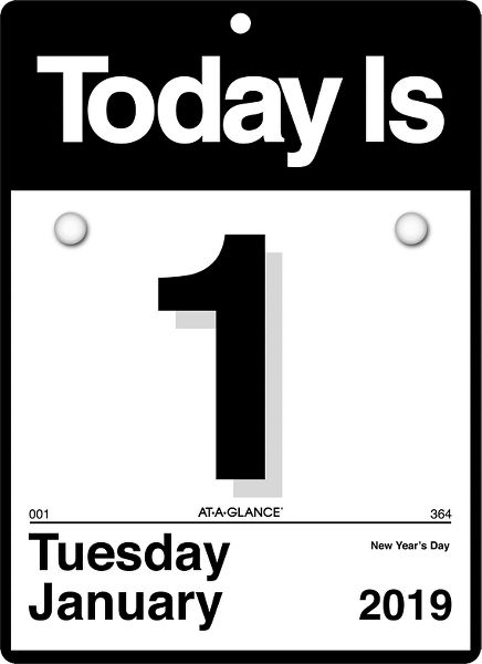 Today Is Daily Wall Calendar | K1 | AT-A-GLANCE