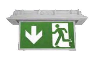 Modular Exit Sign/Security Luminaire | Battery Mounts | Power ...