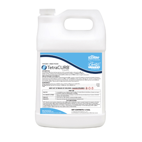 TetraCURB™ Organic | Organic Miticide-Insecticide & Repellent