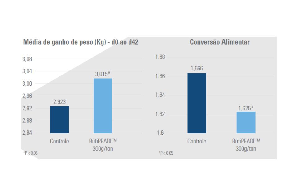 Fonte encapsulada de ácido butírico para aves | ButiPEARL™