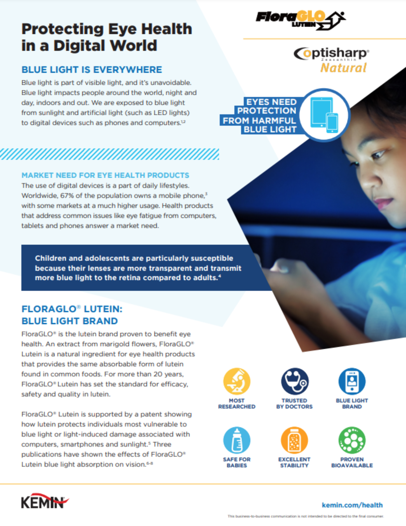 FloraGLO® Lutein for Eye Health | Kemin Industries USA