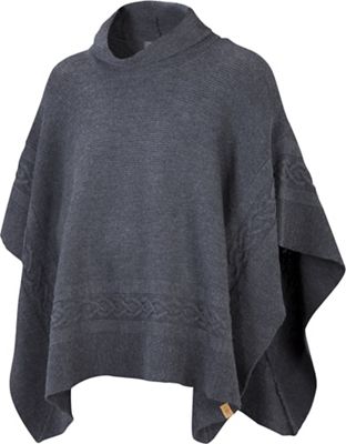 Ibex Womens Symphony Sweater Poncho Moosejaw
